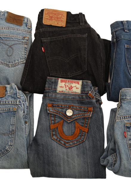 Mix of Women's Branded Jeans| LA Vintage Wholesale Supplier